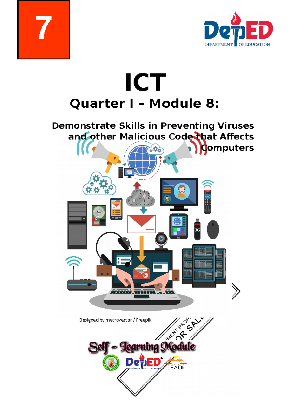 ICT7 Q1 Module 8 Demonstrate Skills in Preventing Viruses and other ...