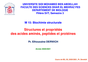 Biochimie structurale - BIOCHIMIE STRUCTURALE Chapitre 1 : GLUCIDES ...