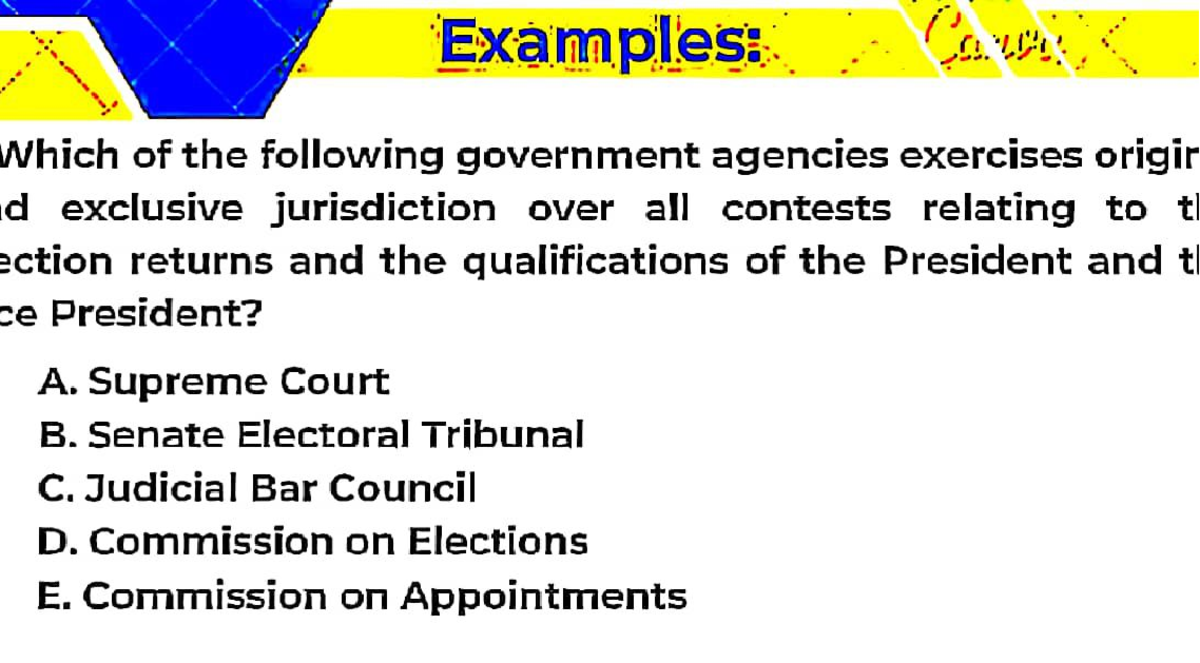 ACC739 89 - Government Agency Jurisdiction Examples and Questions - Studocu