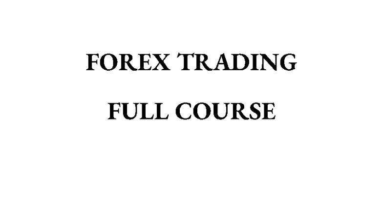 Forex Trading Full Course (MBA) - Introduction, Risk, and Strategies ...