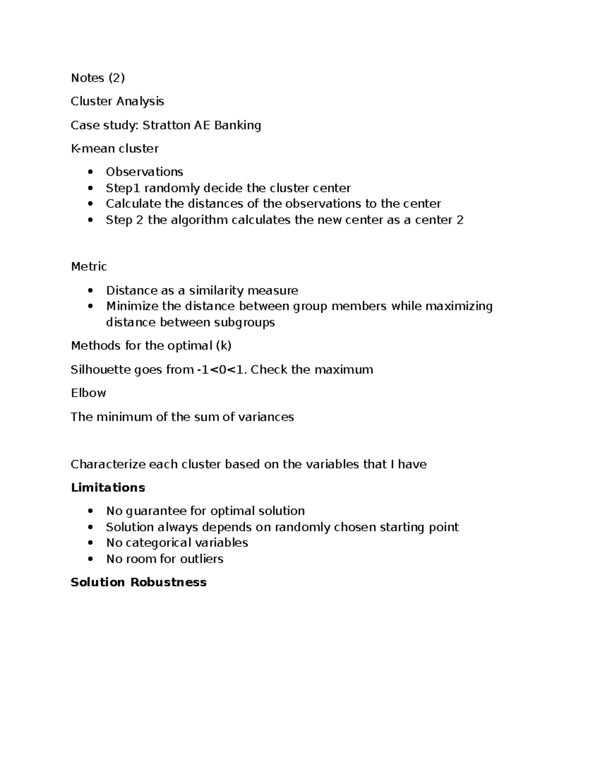 Marketing Cluster Analysis Case Study: Stratton AE Banking Insights ...
