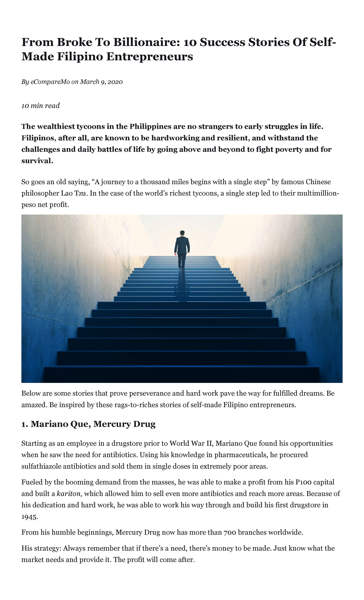 3- Entrep Behavior - From Broke To Billionaire: 10 Success Stories Of ...