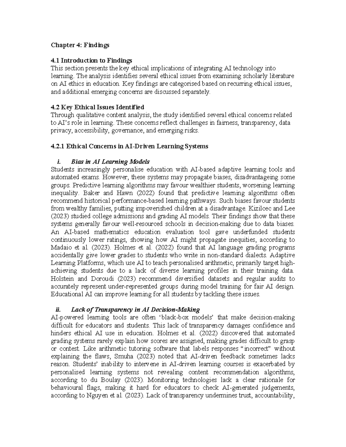 Chapter 4: Ethical Findings in AI Learning Systems (AI-ED 101) - Studocu