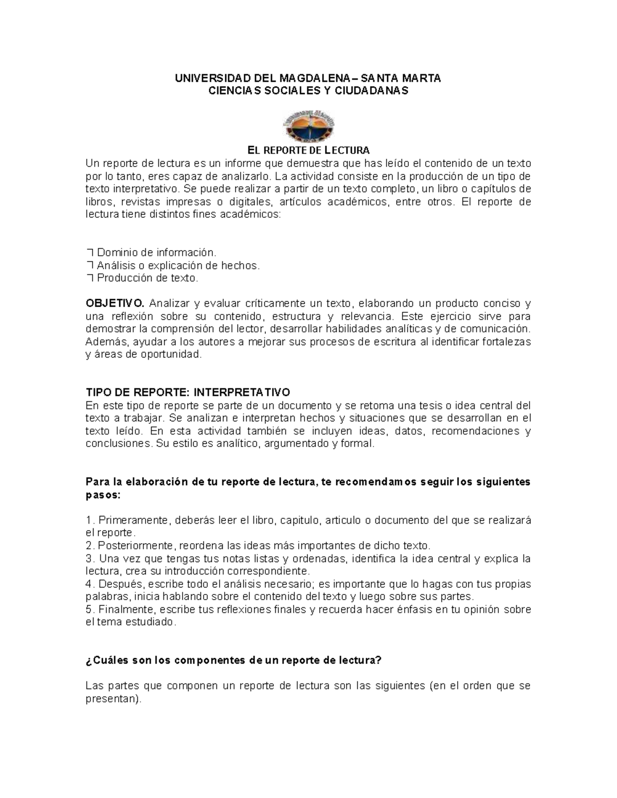EL REPORTE DE LECTURA: CIUDADANÍA Y DEMOCRACIA - CIENCIAS SOCIALES ...