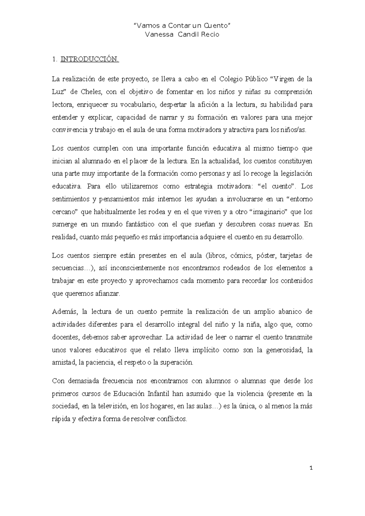 Vamos a contar un cuento . Vanessa Candil Recio - Vanessa Candil Recio ...