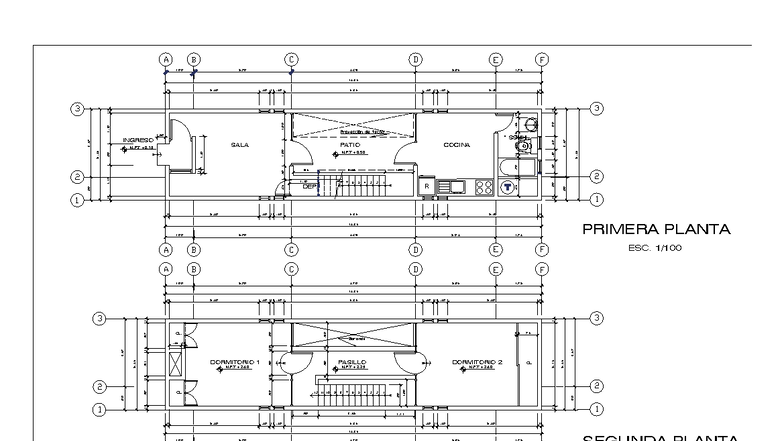 Planos de la CASA Azuma - Expresión Arquitectónica II - Studocu