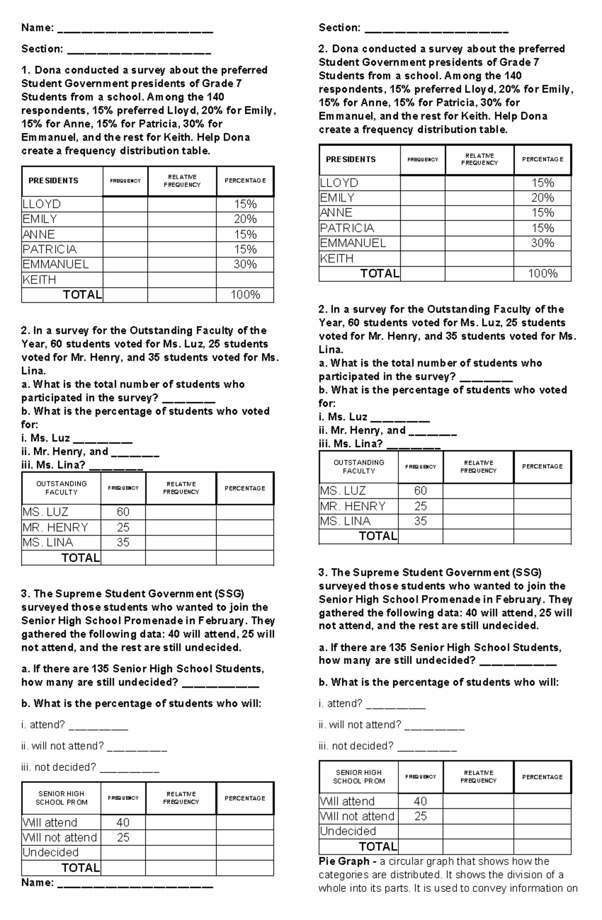 FDT 101: Practice Materials for Frequency Distribution Analysis - Studocu