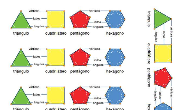 Apuntes Sobre Vértices Lados Y ángulos En Figuras Geométricas Studocu