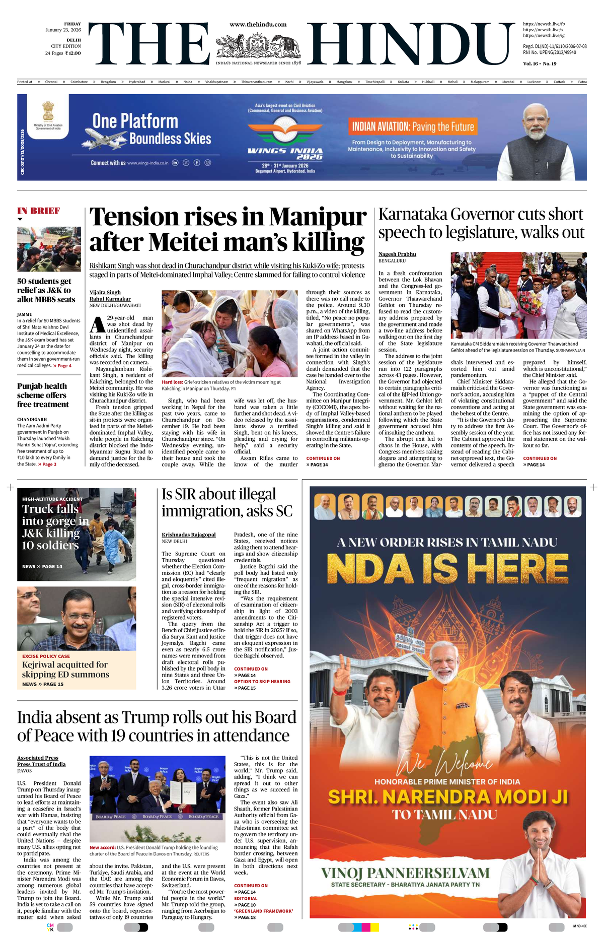 Delhi News Highlights: January 23, 2026 - Key Events and Updates - Studocu