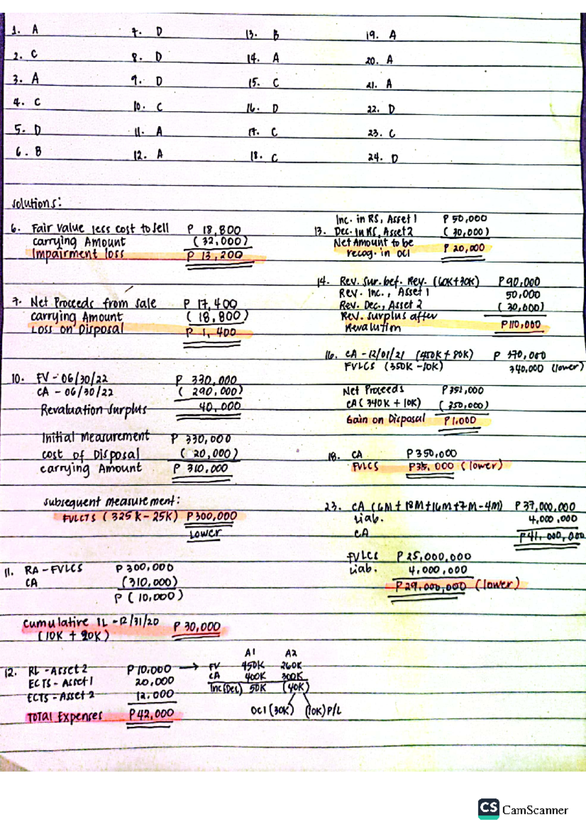 ACC 141 Final Exam Answers - Comprehensive Answer Key - Studocu