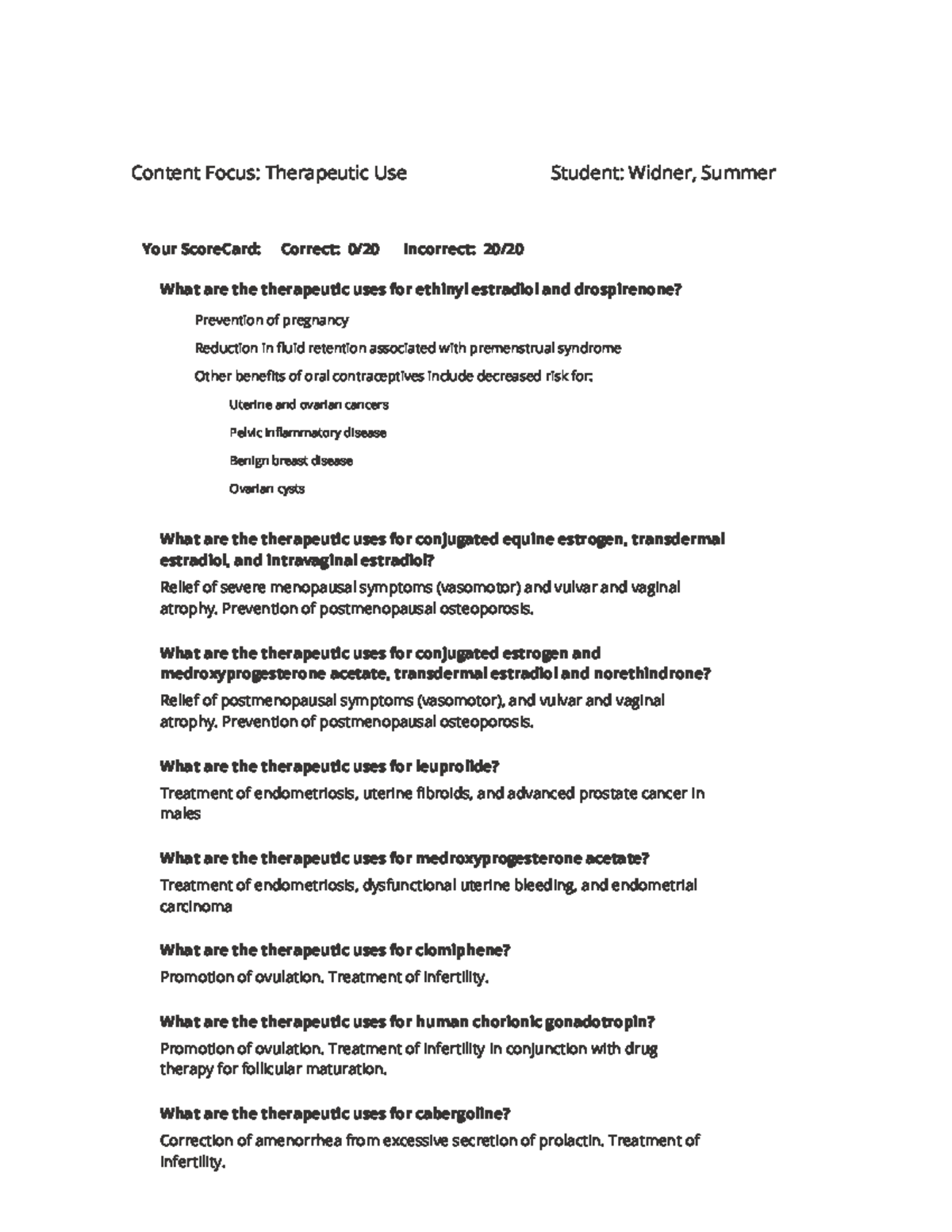 Reproductive & Genitourinary Drugs: ATI Pharmacology Study Guide - Studocu