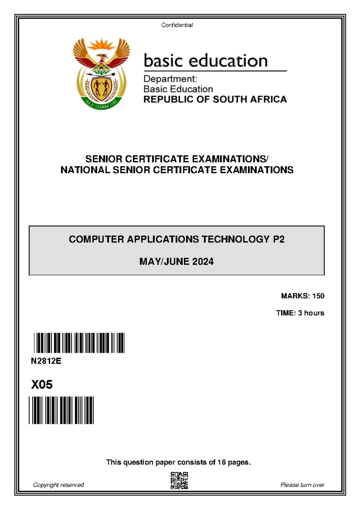 Computer Applications Technology PAT GR 12 2024: Learner Guidelines ...