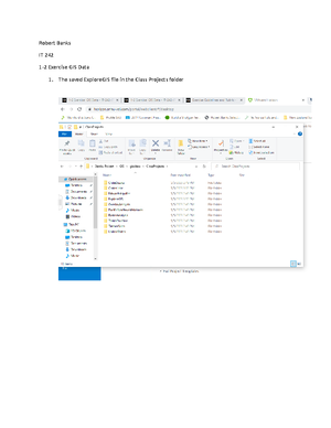 IT 242 Exercise 5-1 - IT242 5-1 - Robert Banks IT 242 Exercise 5- 3 ...