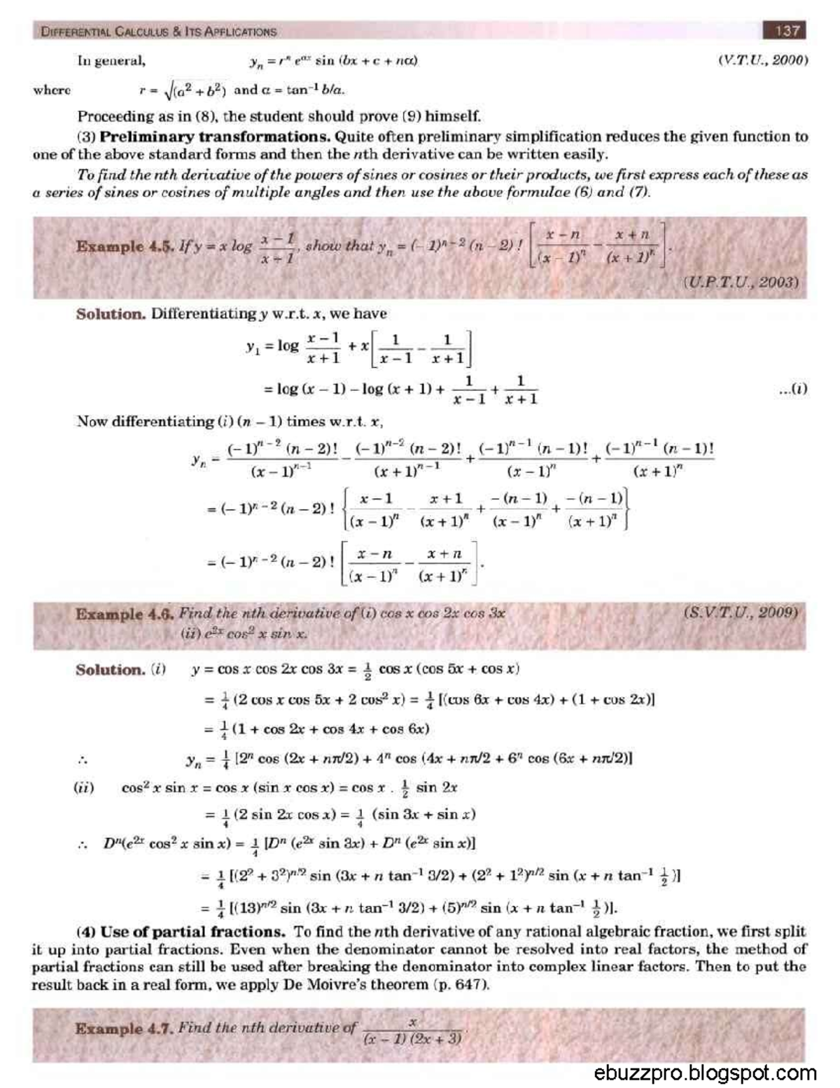 DIFFERENTIAL CALCULUS: APPLICATIONS AND EXAMPLES (137) - Studocu