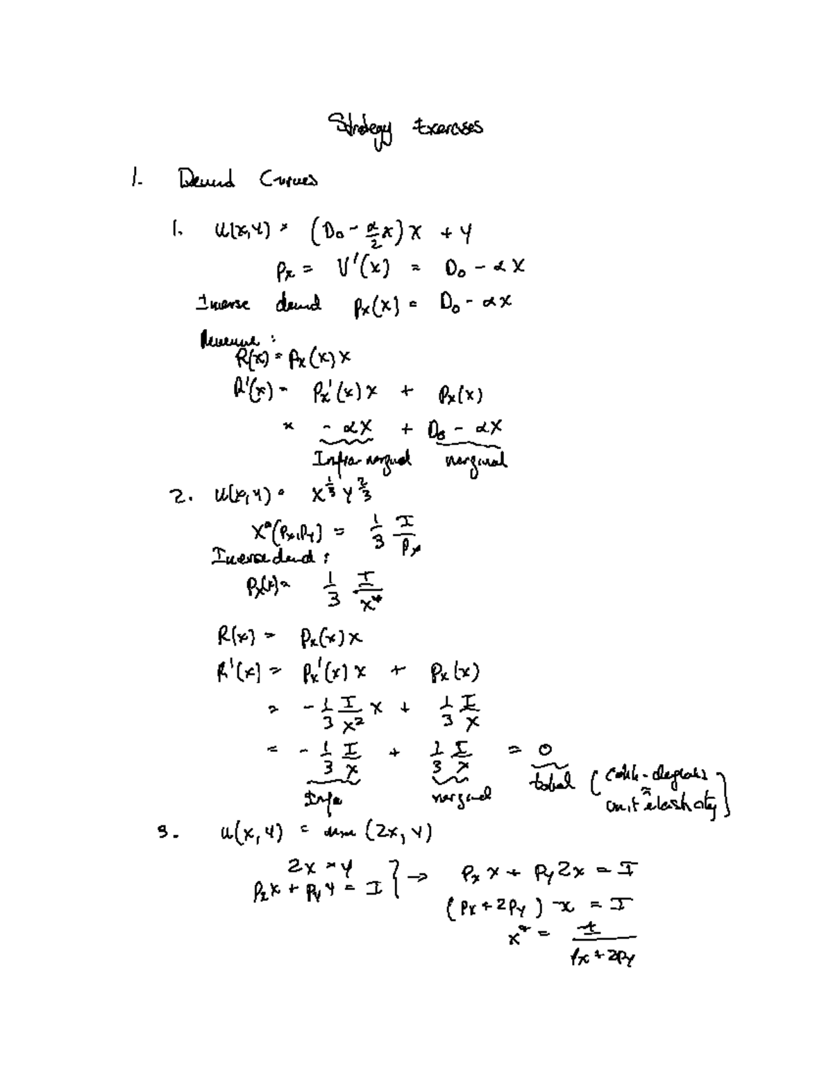 Solution to Strategy Exercises (UHM) - Studocu