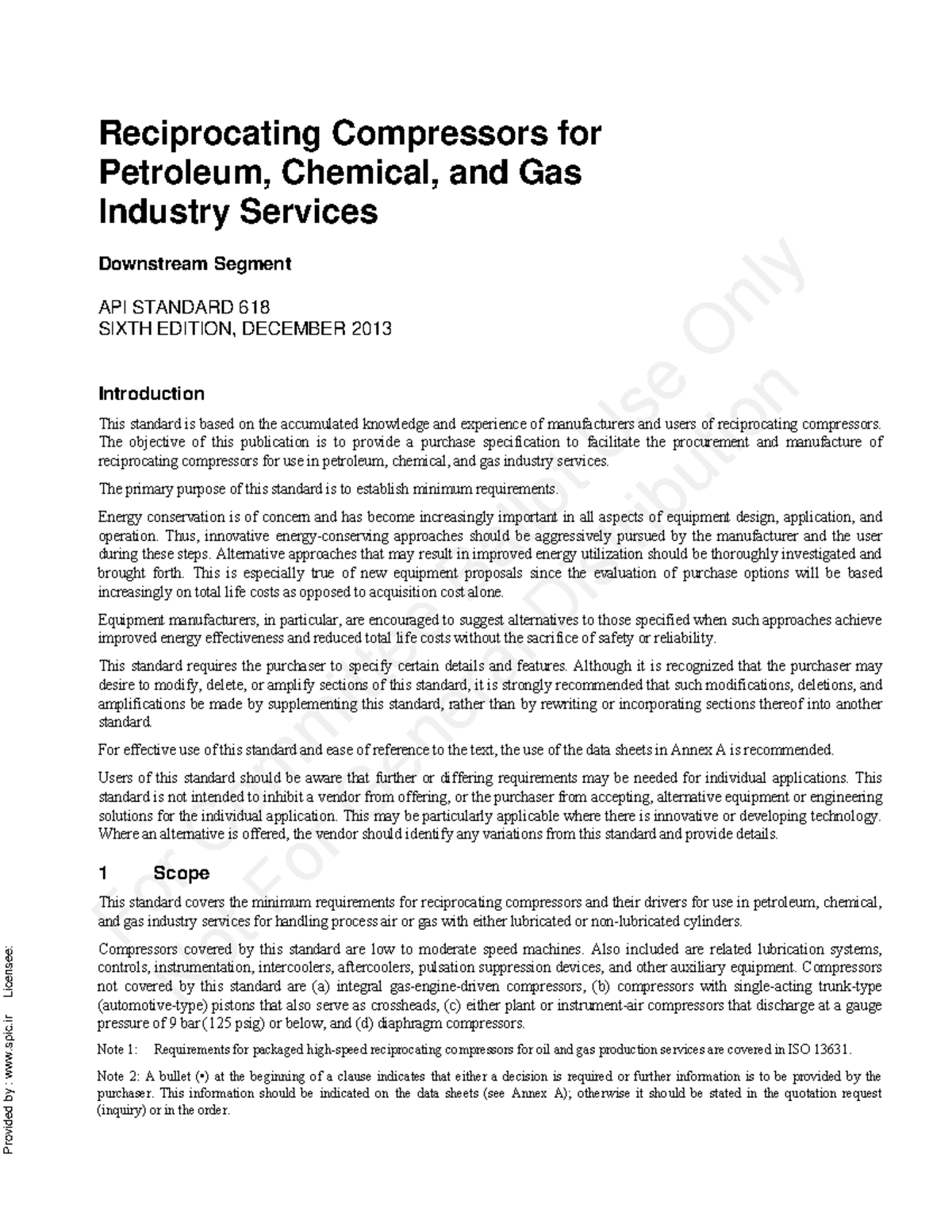API 618 - Standards for Reciprocating Compressors in Oil & Gas Industry ...