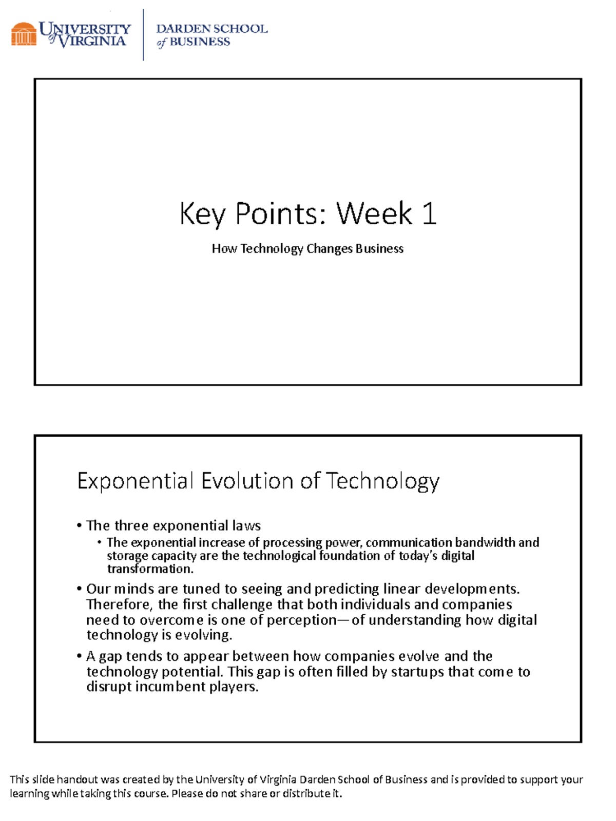 DTR Key Points Week 1 - This slide handout was created by the ...