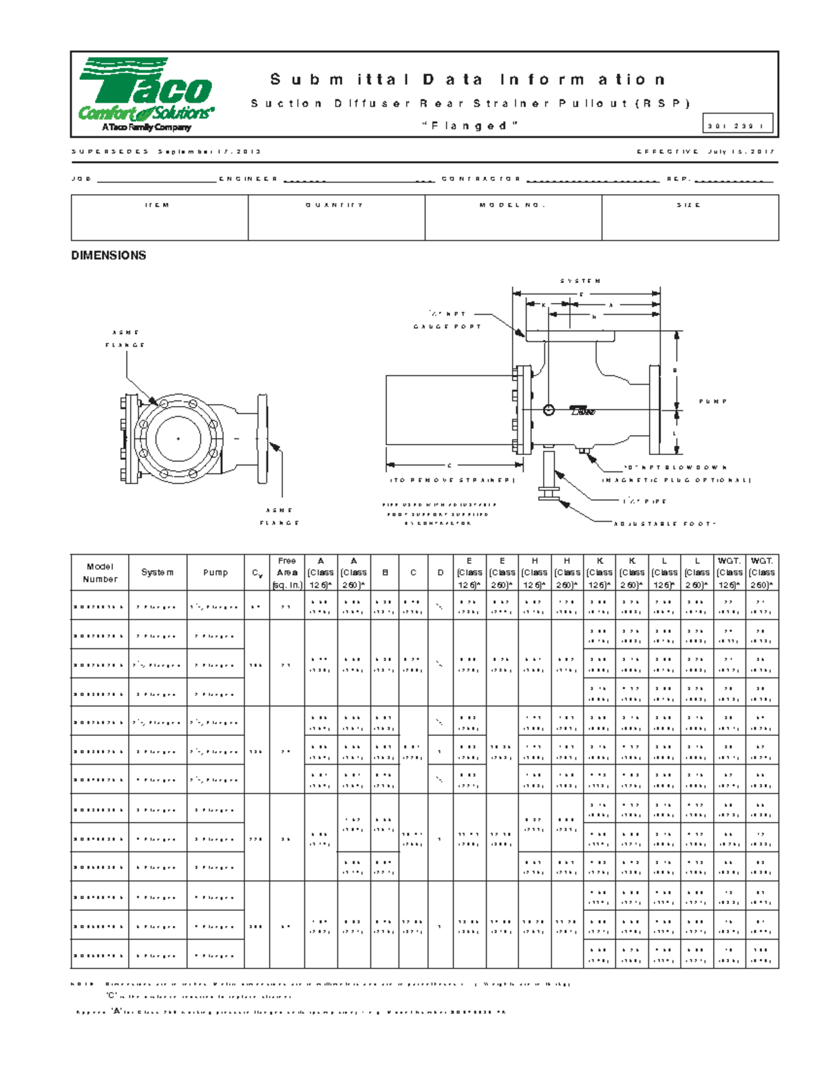 301-239.1 Suction Diffuser Rear Strainer Pullout Data - Studocu