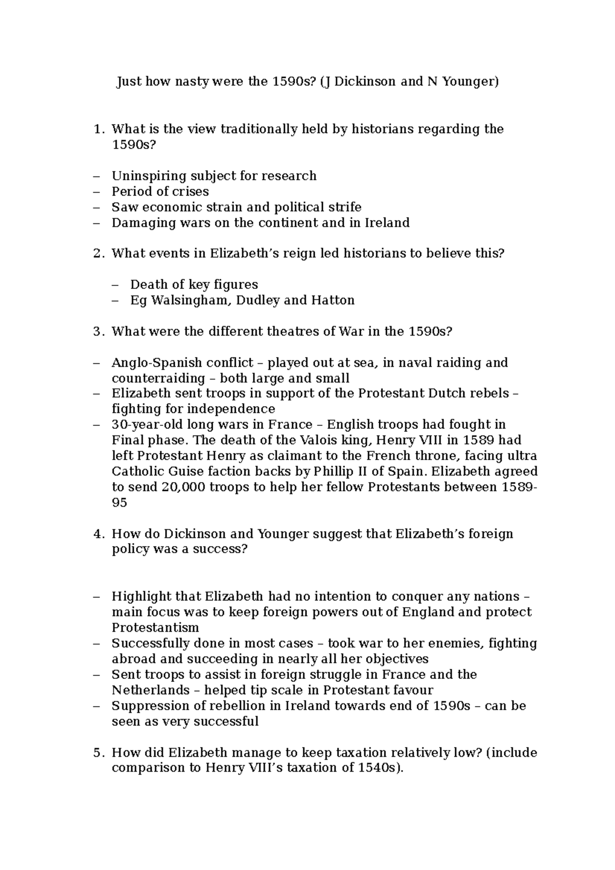 Examining the Challenges and Achievements of Elizabethan England in the ...