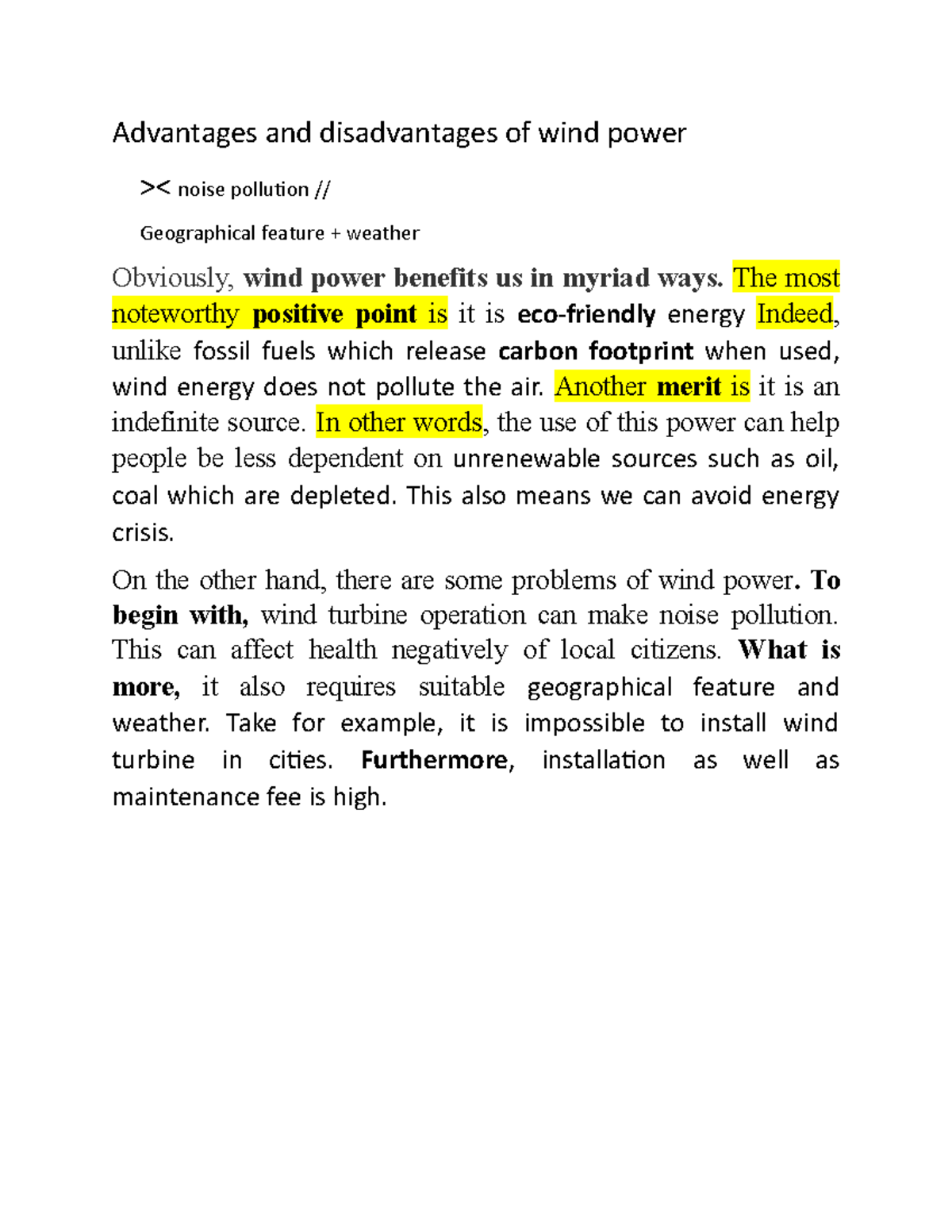 Advantages and disadvantages of wind power - The most noteworthy ...