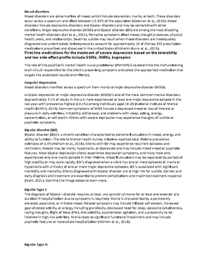 [Solved] IHUMAN Answers for Sarah Jamieson who presents for mood likely ...