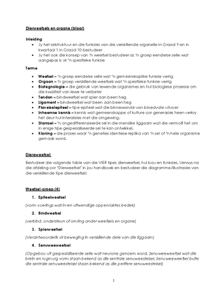 4. Seldeling - mitose - Afrikaans summary on Grade 10 Lewenswetenskappe ...