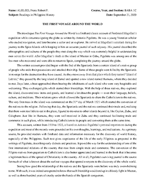 Content and Contextual Analysis - Customs of the Tagalogs - Patricia ...