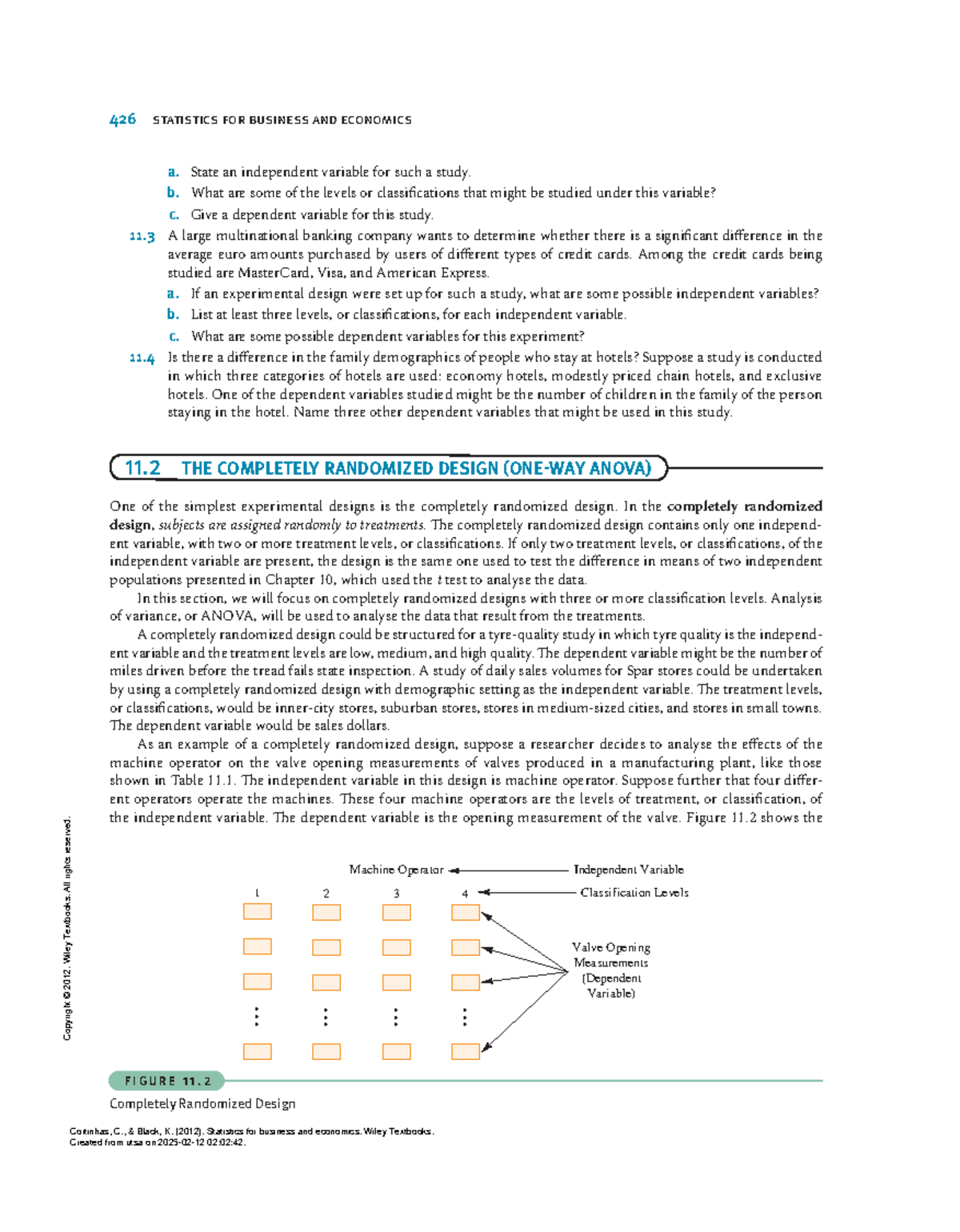 Analysis of Variance (ANOVA) in Completely Randomized Designs (STAT 101) - 426 statistics for ...