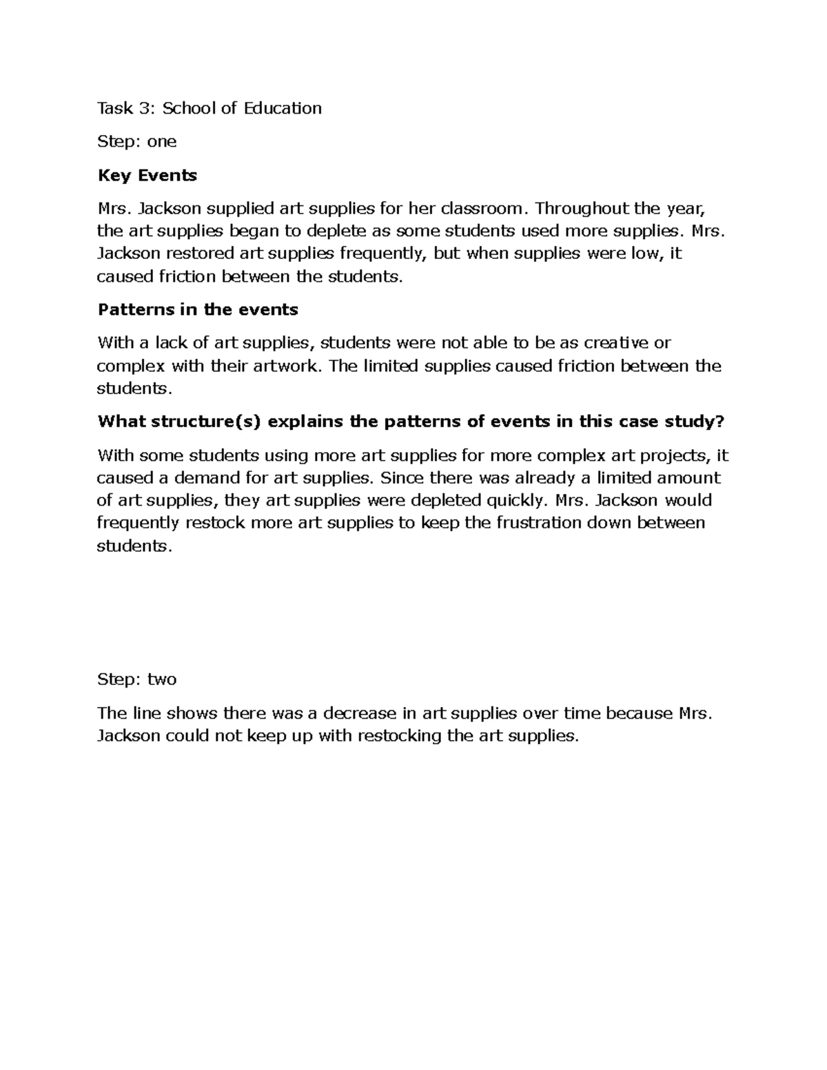 Task 3 - D459: Analyzing the Iceberg Tool in Art Education Case Study - Studocu