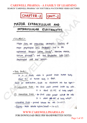 Unit 3, Pharmaceutical Engineering, B Pharmacy 3rd Sem, Carewell Pharma ...