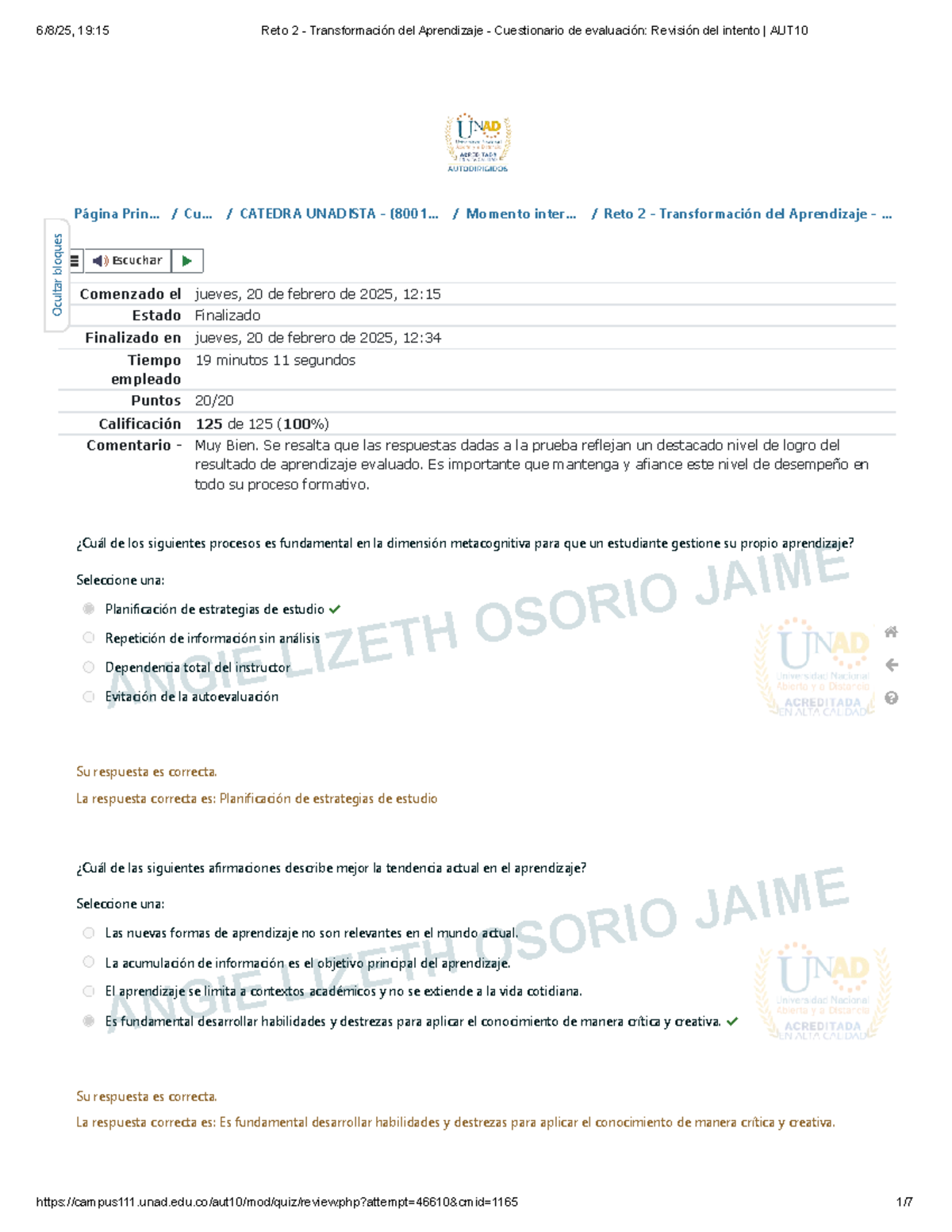 Reto 2 AUT10: Cuestionario de Evaluación en Transformación del ...