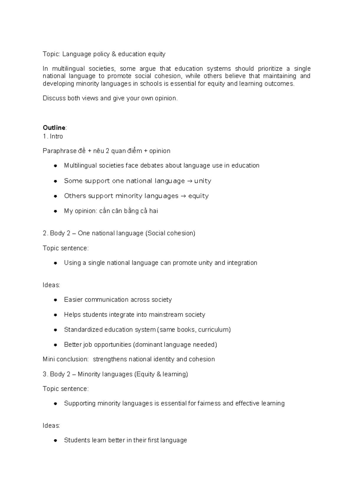 Writing Aca - Language Policy and Education Equity in Multilingual ...