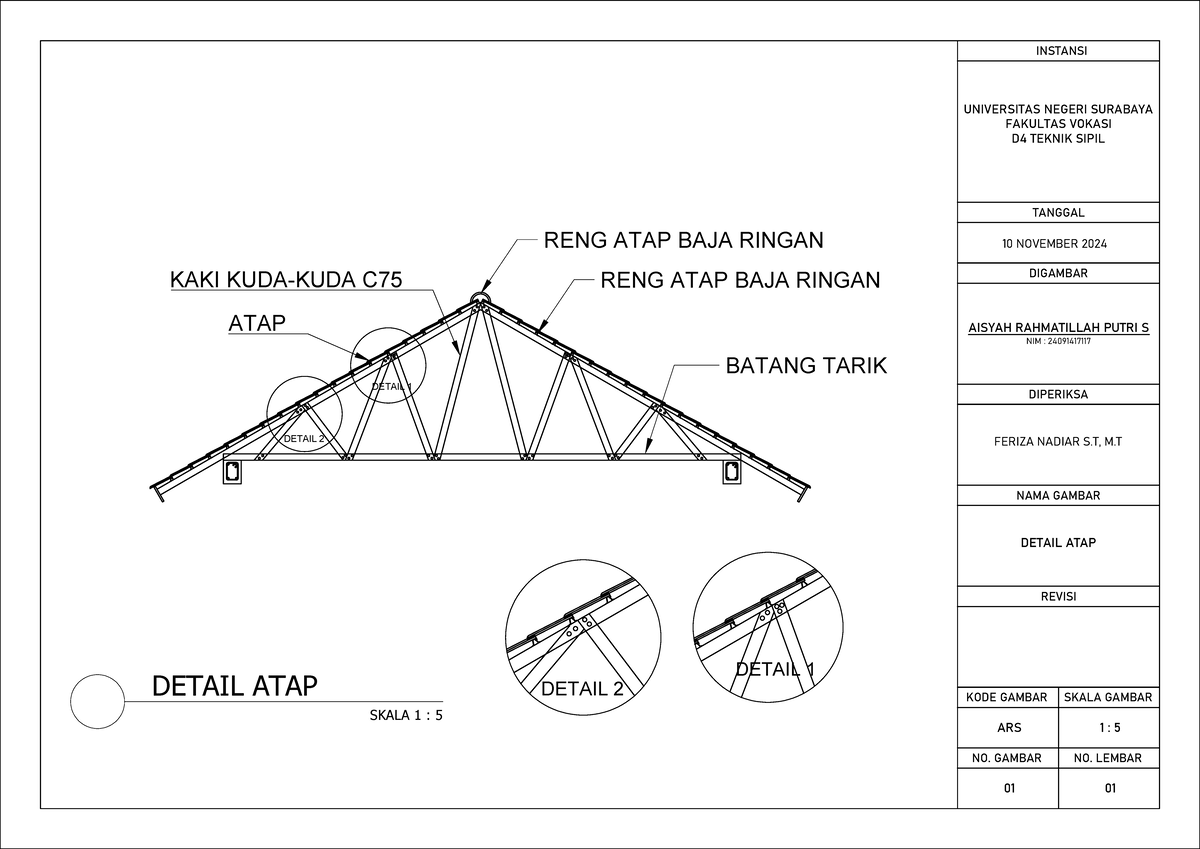 Detail ATAP Brosur 1 - KAKI KUDA-KUDA C ATAP RENG ATAP BAJA RINGAN ...