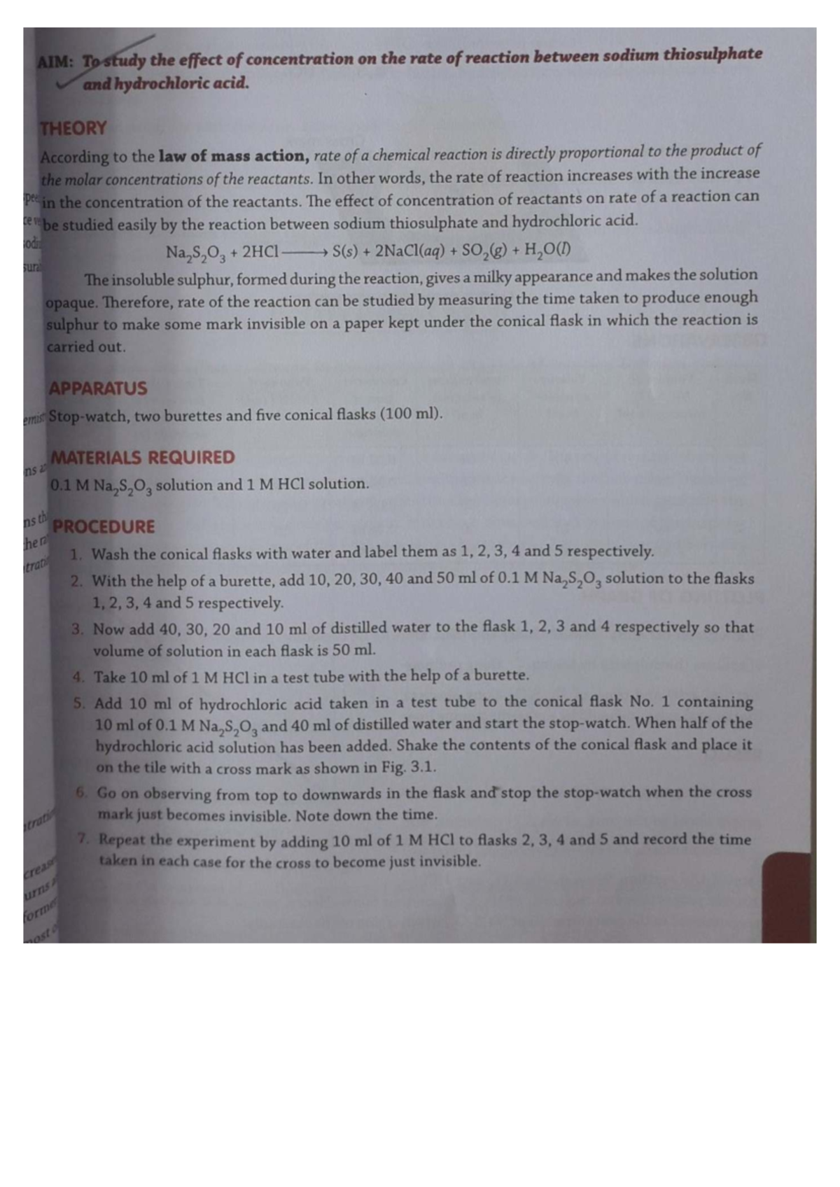 Chemical Kinetics: Effect of Concentration on Reaction Rate (CHEM 101 ...