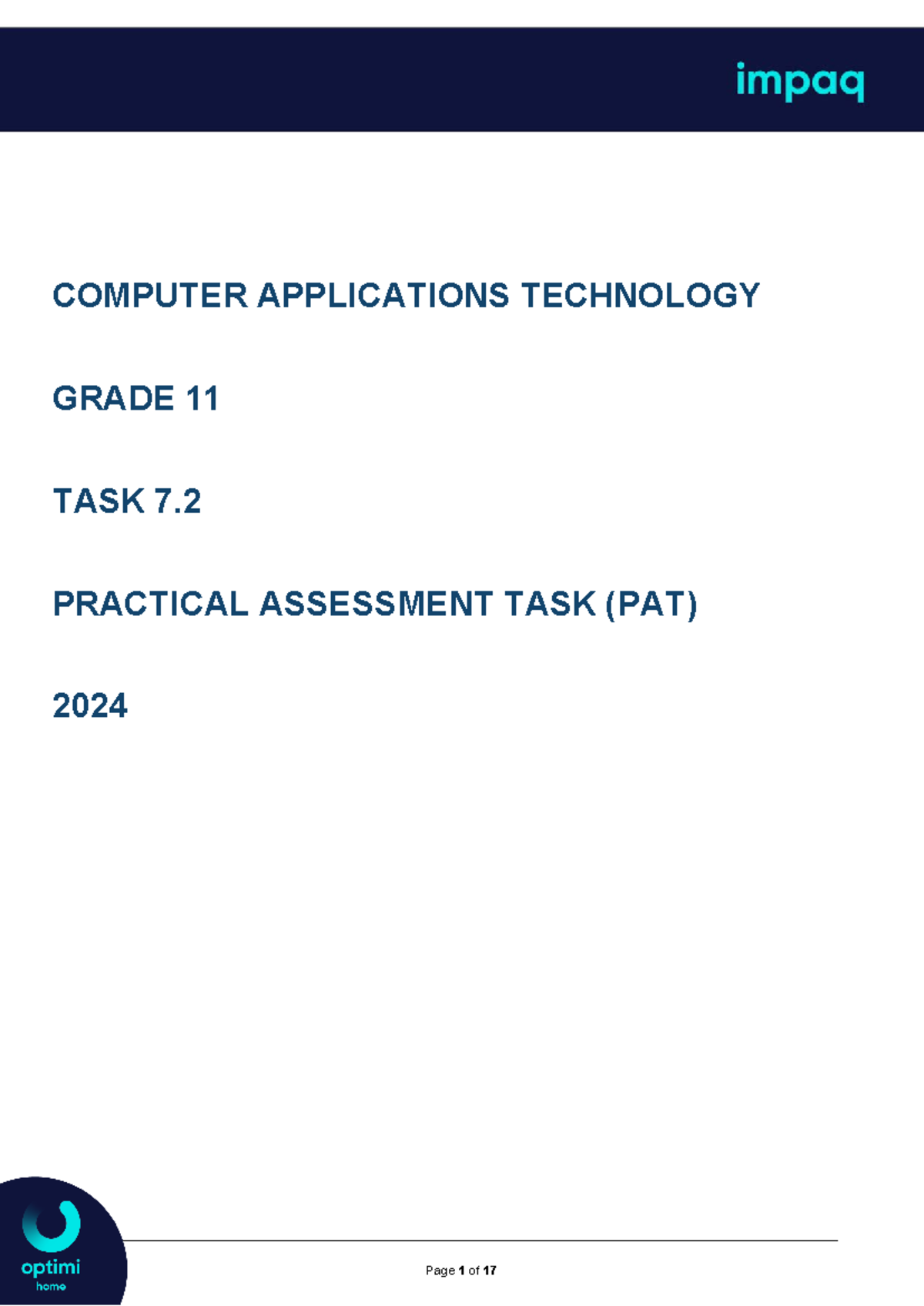 G11 CAT Task 7 - Practical Assessment on Cryptocurrency (PAT 2024) - Studocu