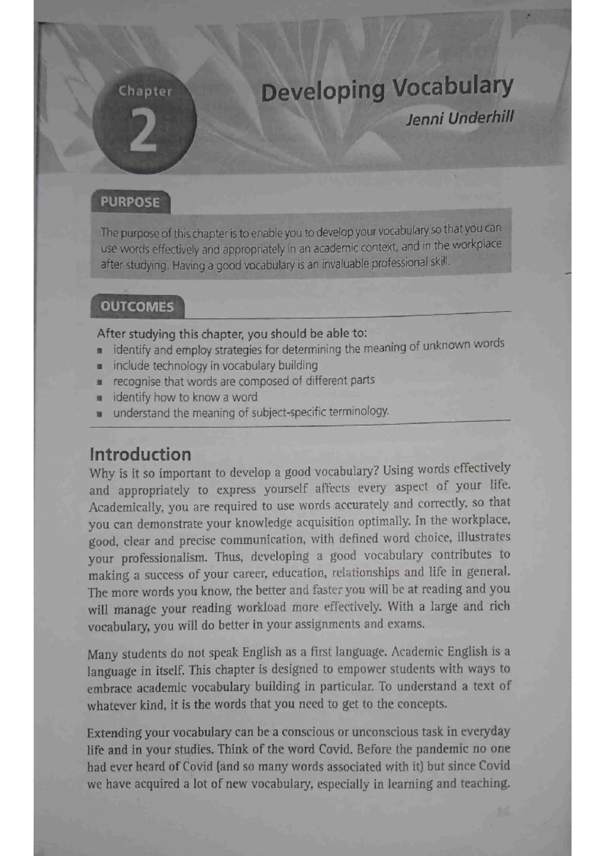 LCS Chapter 2: Developing Academic Vocabulary Strategies - Studocu