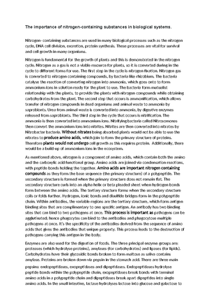 Shape essay - BIO ESSAY The importance of shapes fitting together in ...