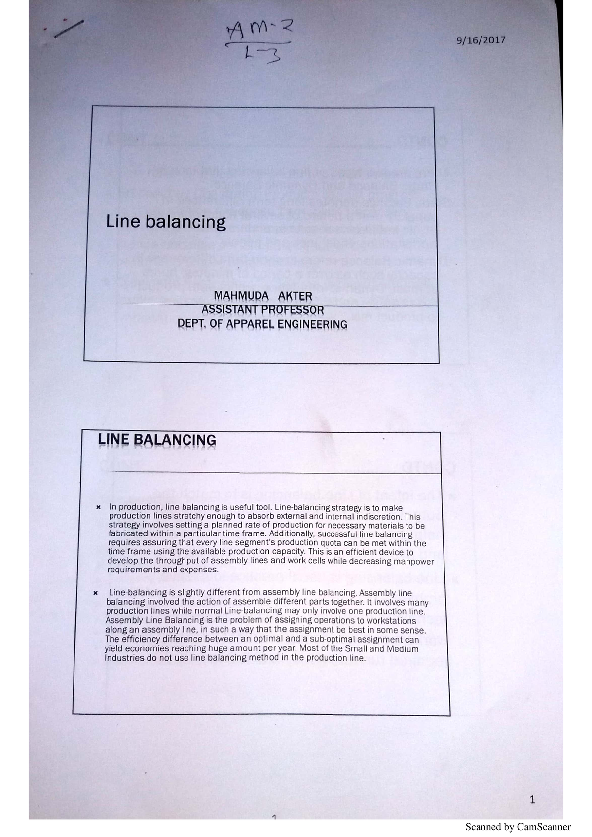 Line Balancing Techniques: Optional Approaches to Improve Efficiency ...