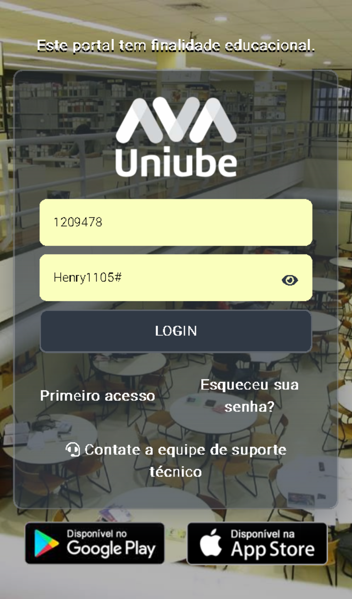 AVA - Ambiente Virtual de Aprendizagem - Uniube - Este portal tem ,nalidade educacional portal ...