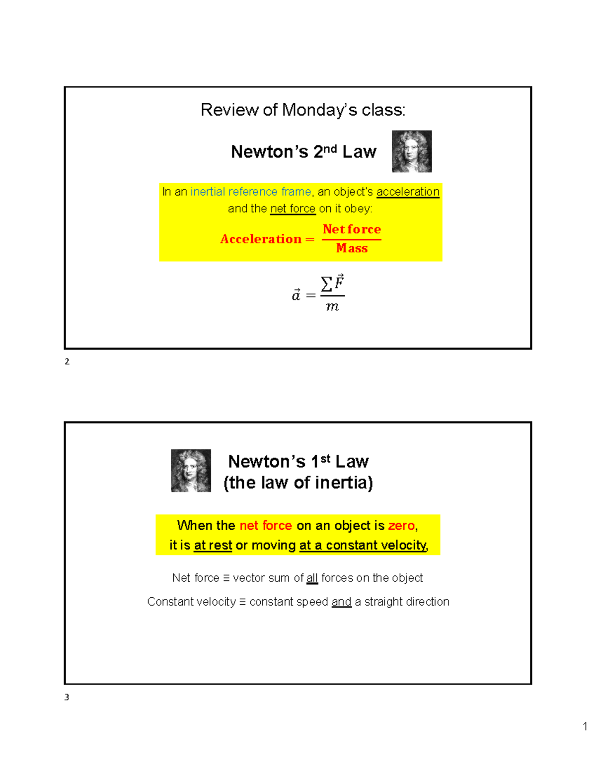 Newton's Laws: Normal Force & Action-Reaction Pairs - PHYS 101 - Studocu