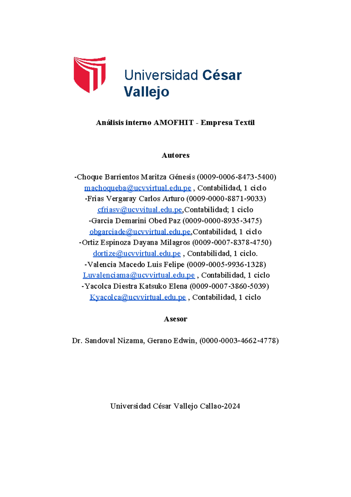 Análisis Interno de AMOFHIT: Un Estudio de la Industria Textil en Perú ...