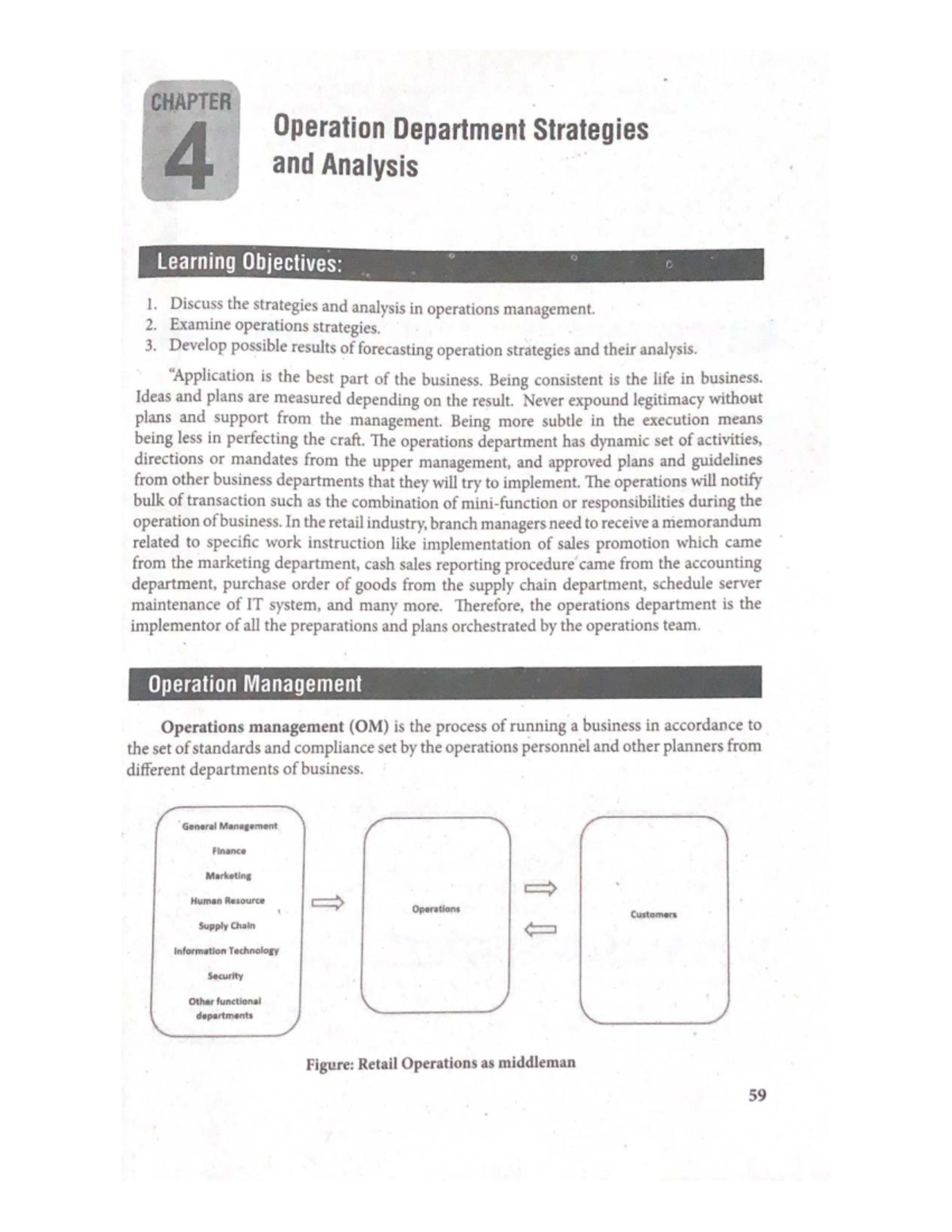 CHAPTER 4 OM Strategies & Analysis: Operations Management Insights ...