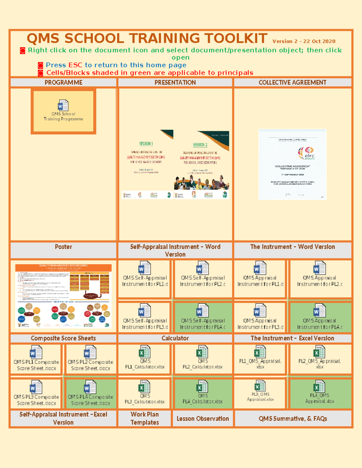 Updated School Training TOOL KIT 2021-7 - QMS SCHOOL TRAINING TOOLKIT Version 2 – 22 Oct 2020 ...