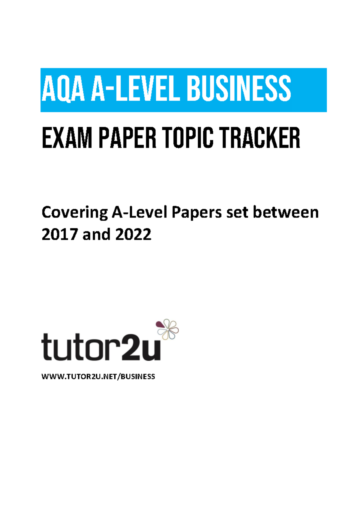 AQA-A-Level-Business-Exam-Topic-Tracker-Master-2023 - aqa a-level ...