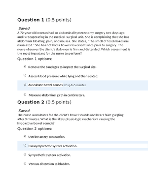 HESI CASE Study 7 Abdominal Assessment 1110 - Copy - HESI CASE STUDY 7 ...