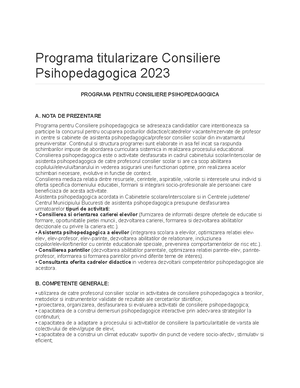 Planificare dirigentie 7 - PLANIFICARE CALENDARISTICĂ CONSILIERE ȘI ...