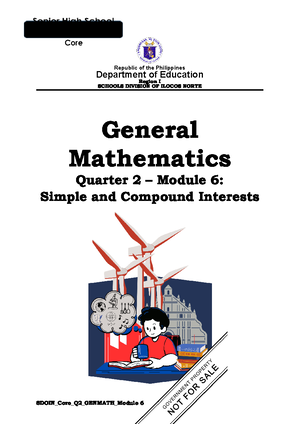 GENERAL MATHEMATICS - GenMath - STEM 11 - Studocu