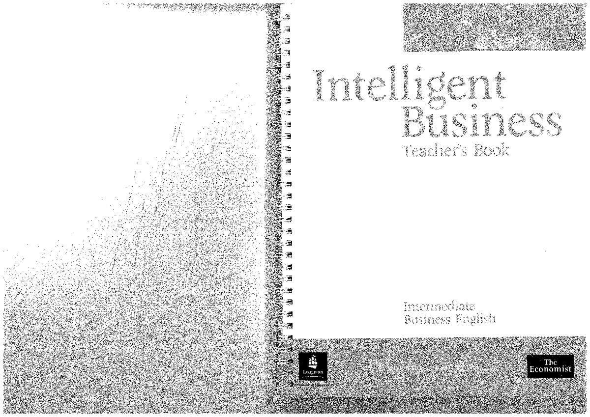 Intelligent Business (Intermediate) Teacher's Book Overview & Resources ...