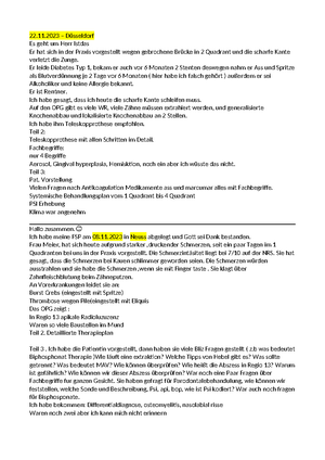 Redemittel OPG RTG - Zusammenfassung Mund-, Kiefer- und ...