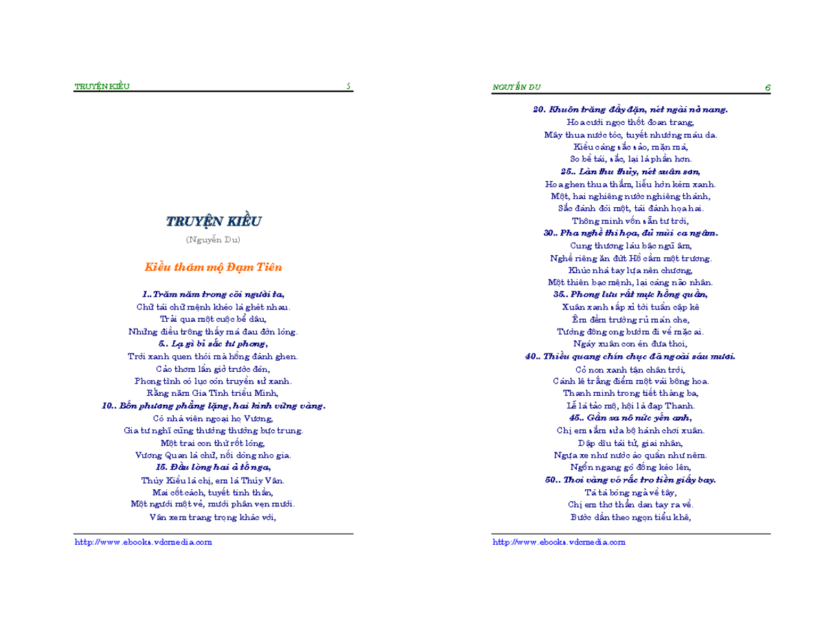 Truyen kieu - tác phẩm truyện kiểu nguyễn du - TRUYÊN KIEU 5 NGUYÊN DU 20. Khuôn träng day dan ...